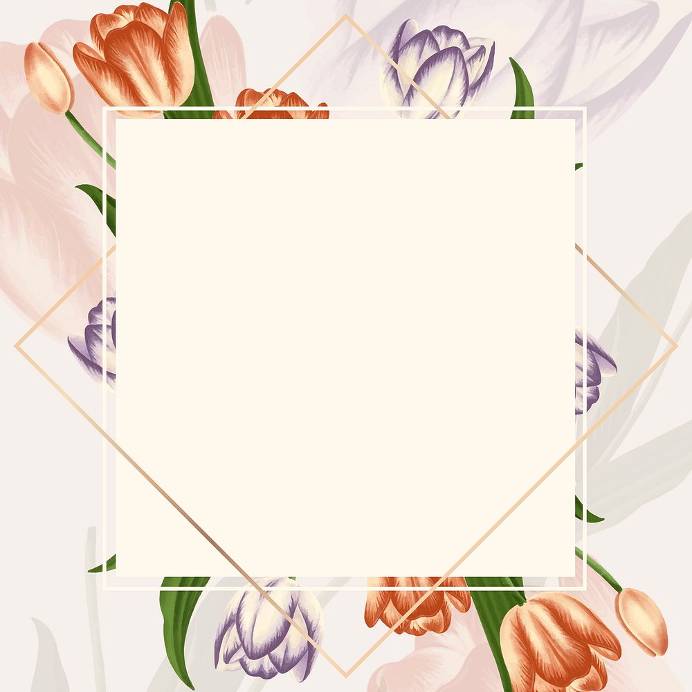 Aesthetic floral frame, spring design | Premium Photo - rawpixel