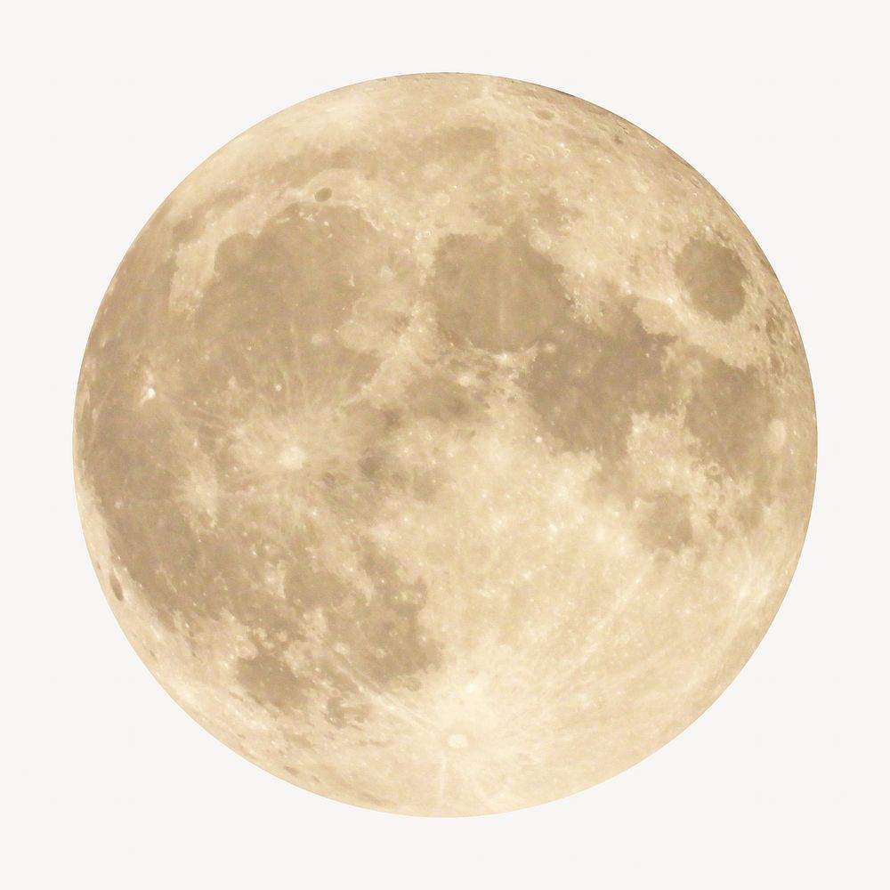 Full moon isolated image white | Free Photo - rawpixel