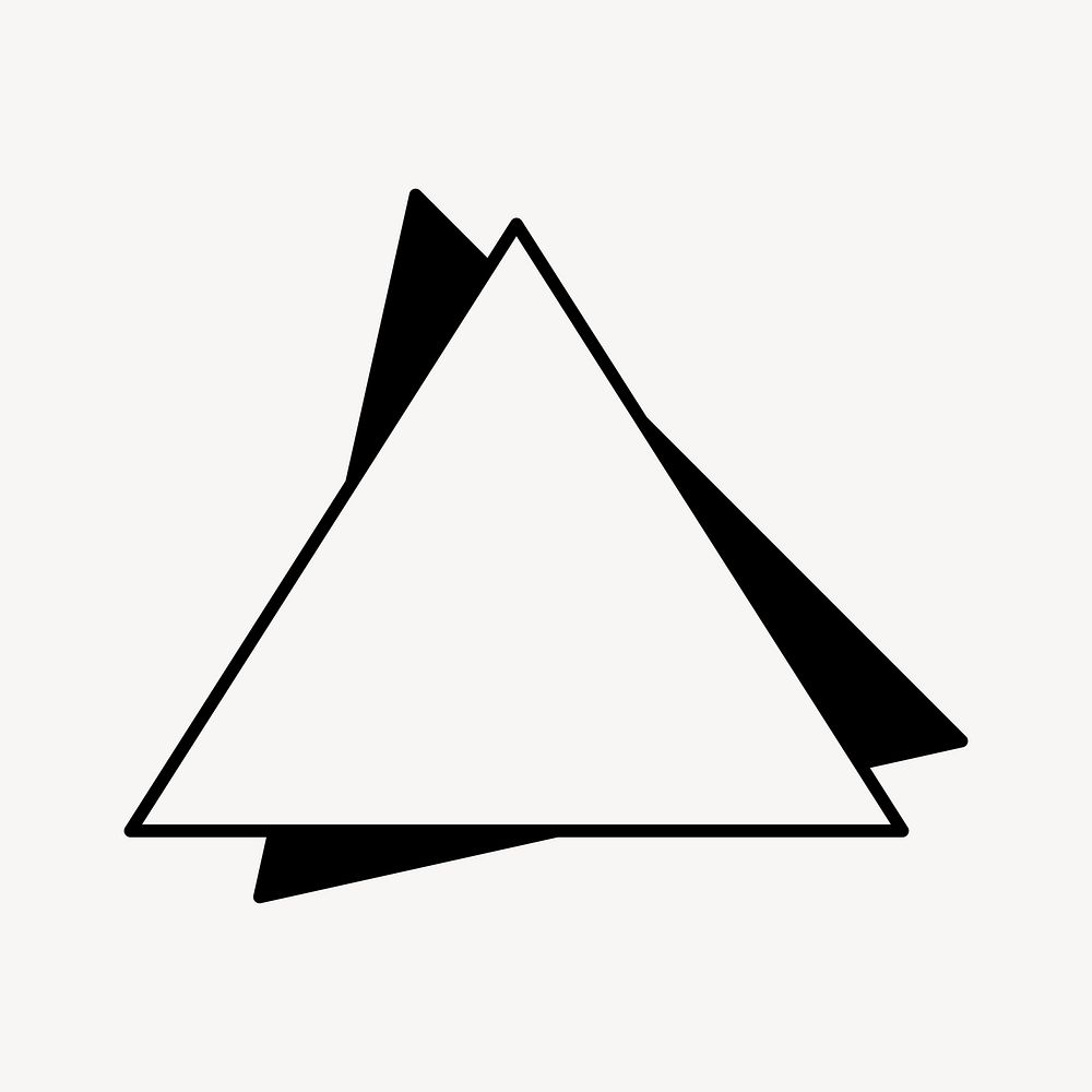 Double triangle logo element design | Free Photo - rawpixel