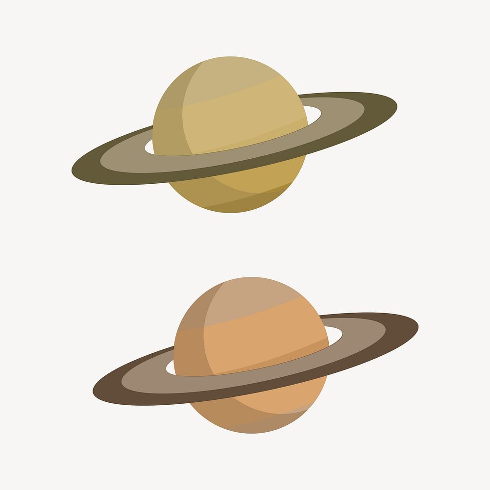 Saturn clipart vector | Free Vector - rawpixel