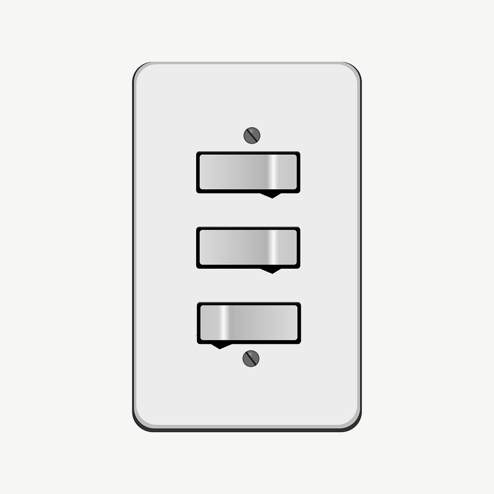 Light switch clipart, illustration psd | Free PSD - rawpixel