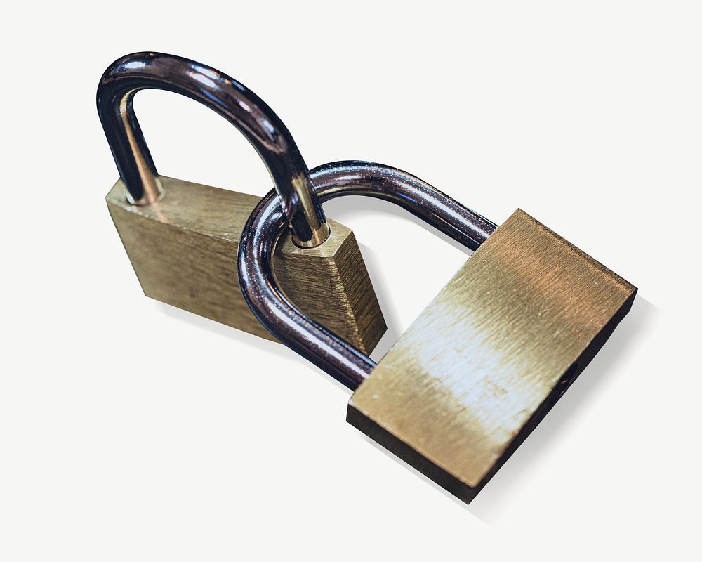 Key lock safety collage element | Free PSD - rawpixel