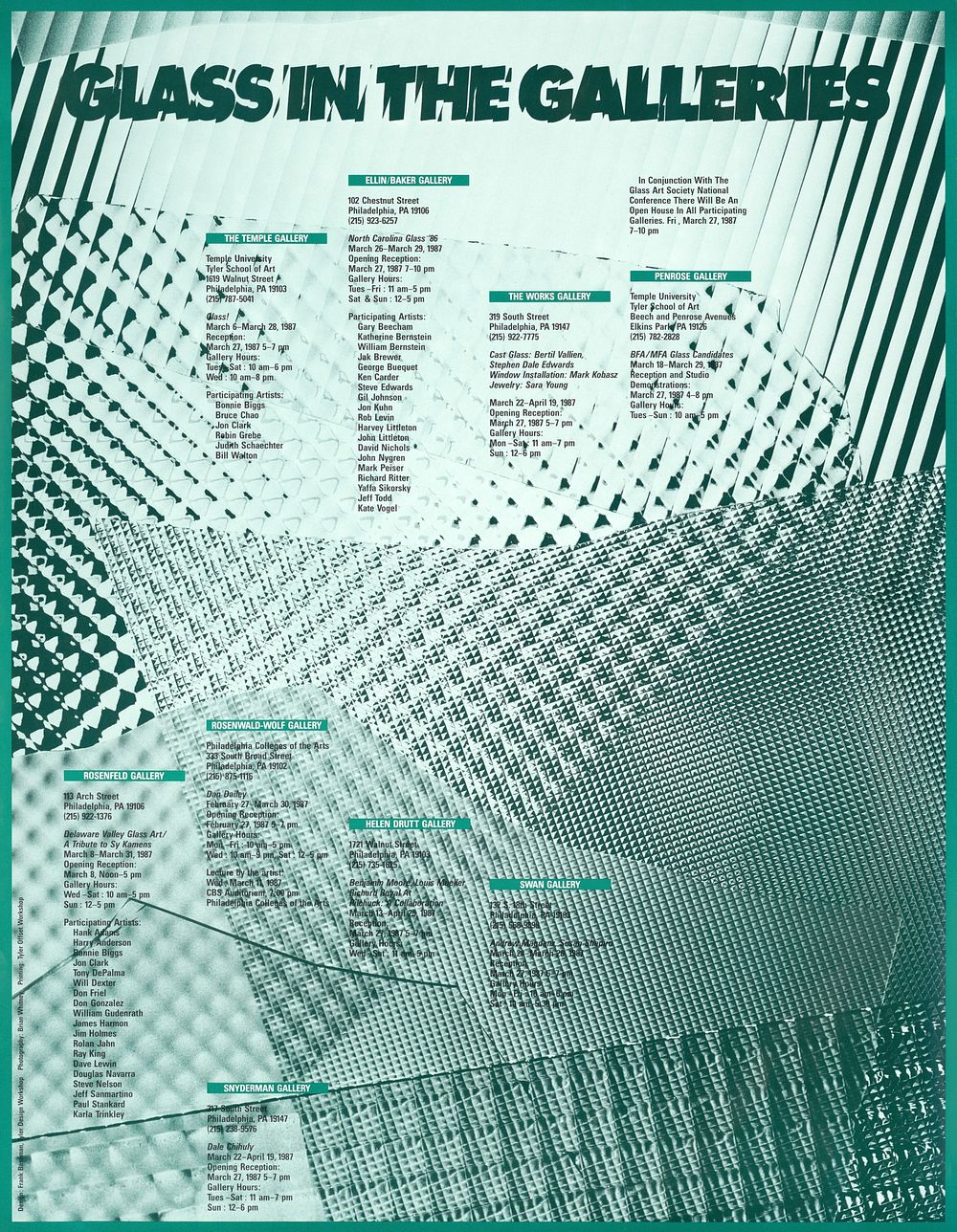 Glass galleries (1987) vintage poster | Free Photo Illustration - rawpixel