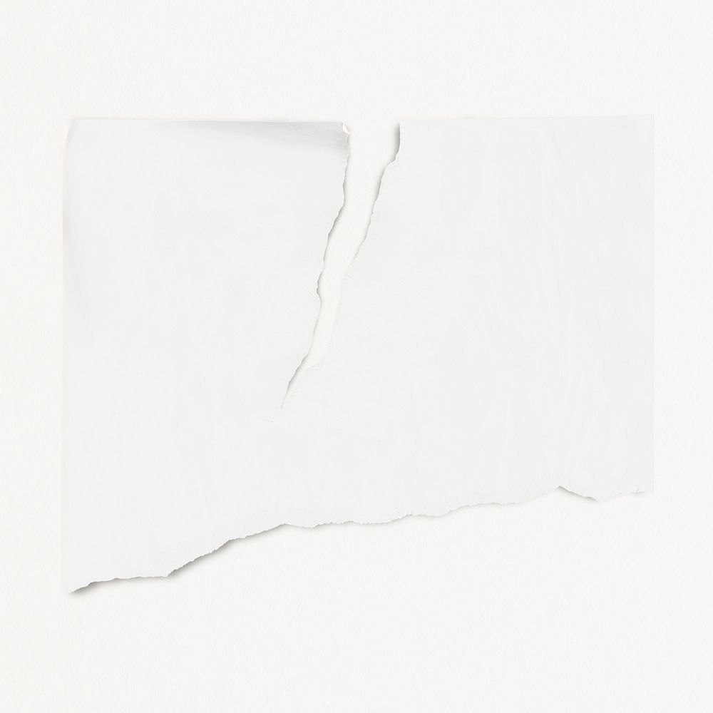 Ripped white paper collage element | Premium Photo - rawpixel