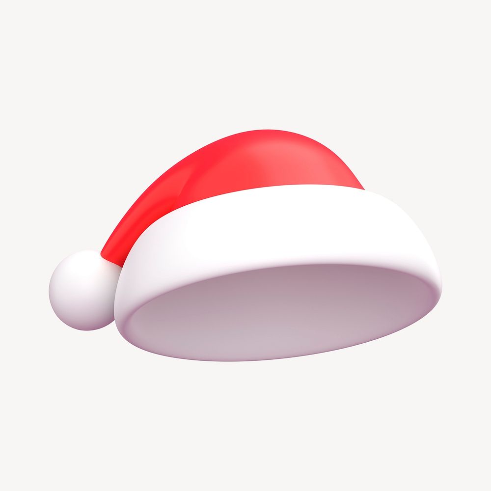 Christmas Santa hat 3D rendered | Free Photo - rawpixel