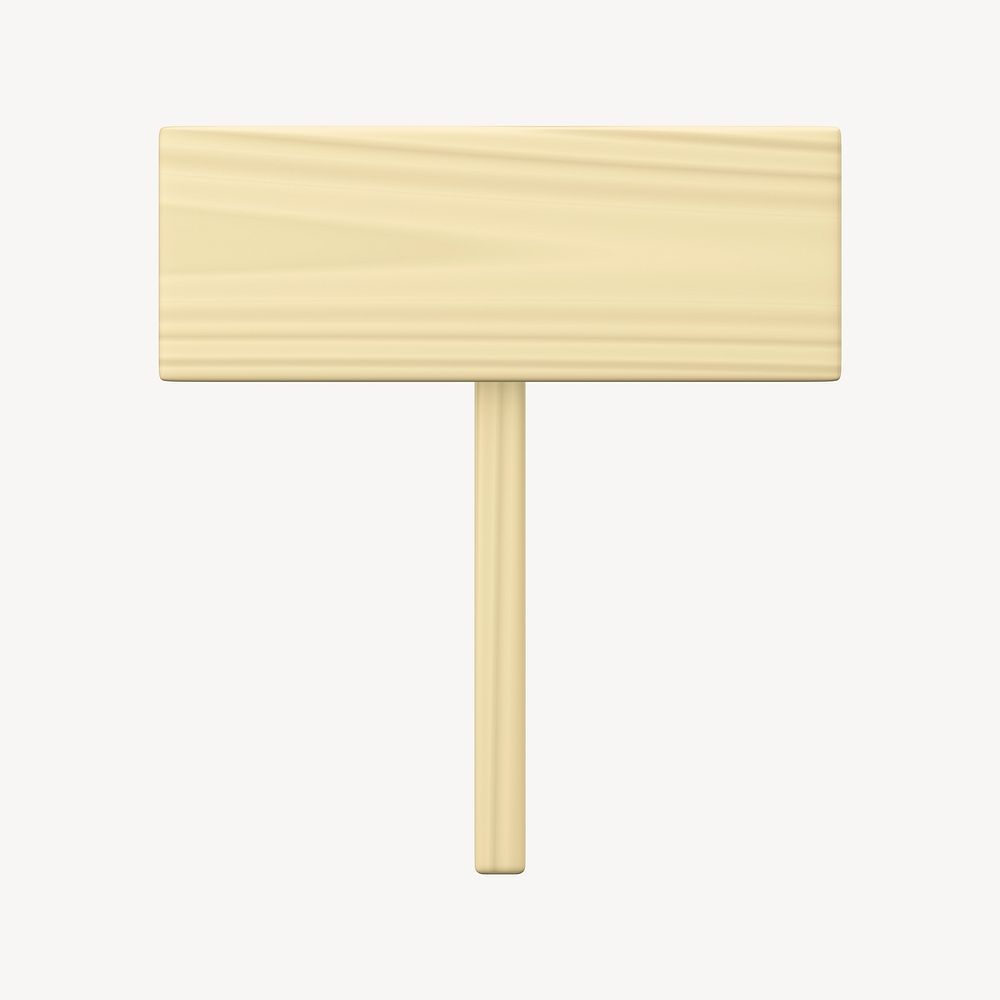 Wood sign mockup, 3D rendered | Free PSD Mockup - rawpixel