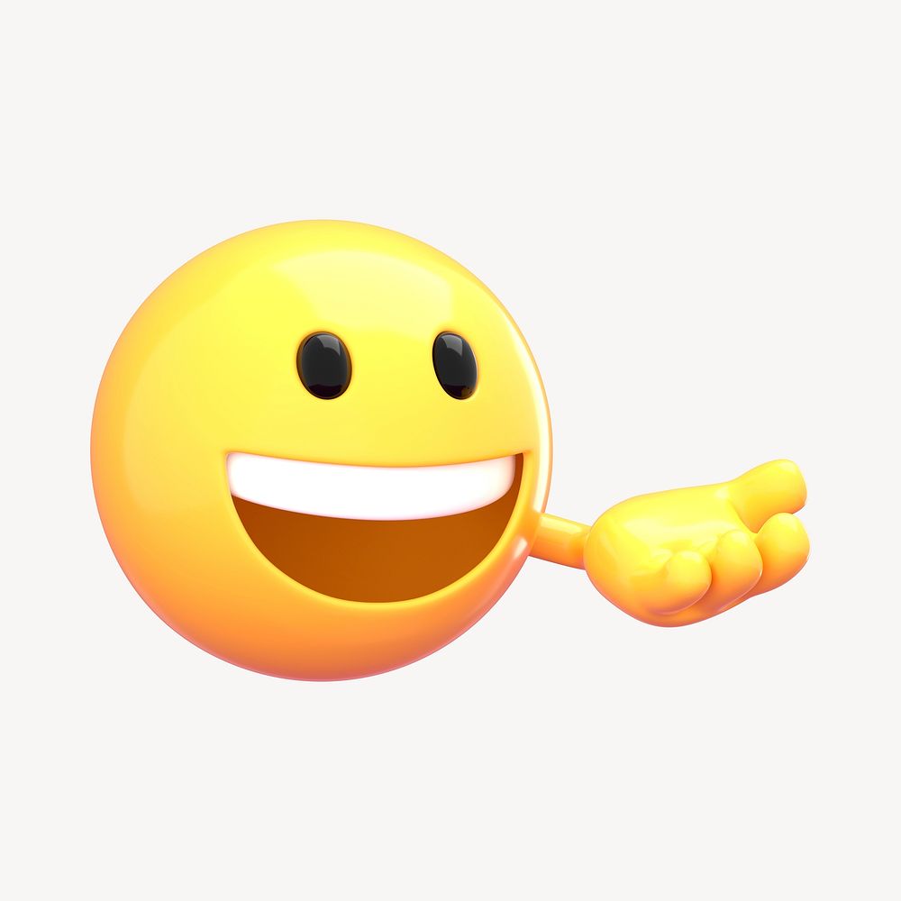 Emoji offering hand 3D rendered | Free Photo - rawpixel