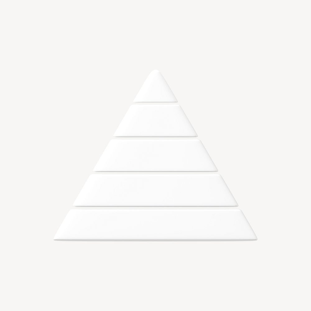 Minimal pyramid chart graph 3d | Premium Photo - rawpixel