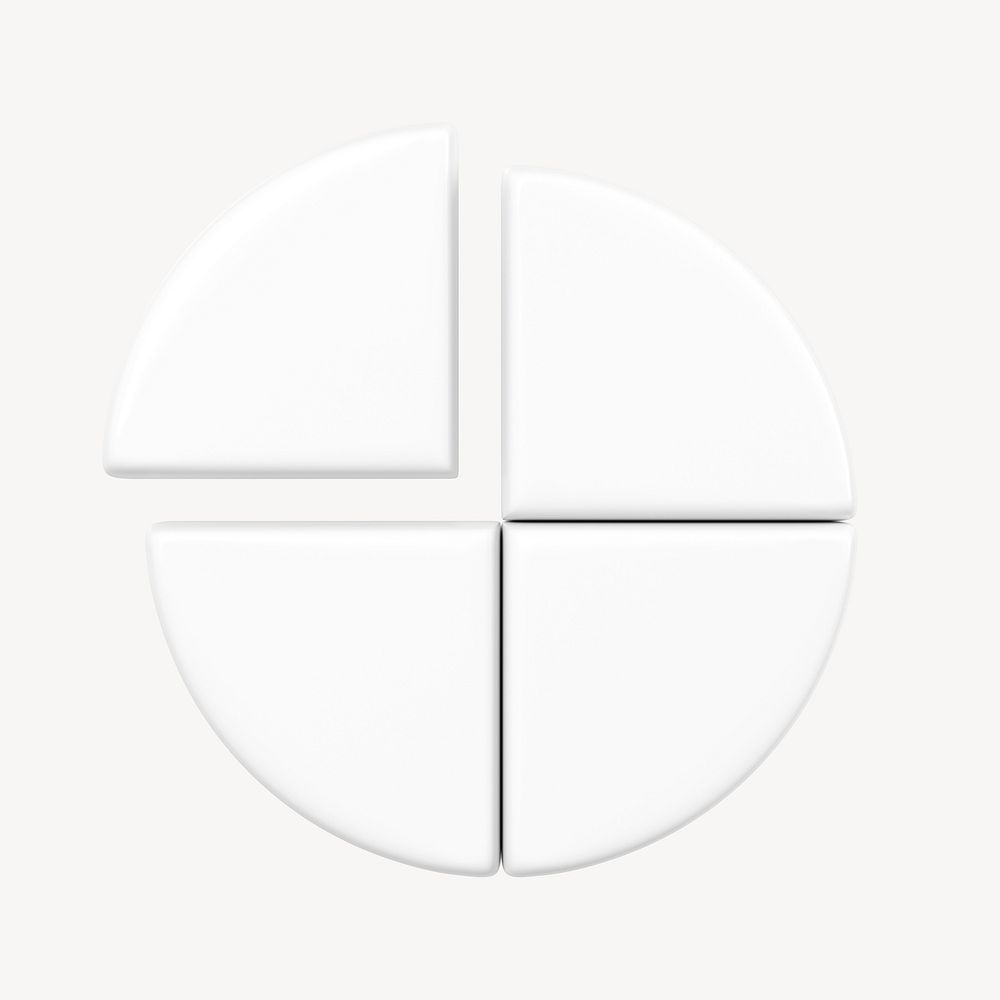 Minimal pie chart business graph | Premium Photo - rawpixel