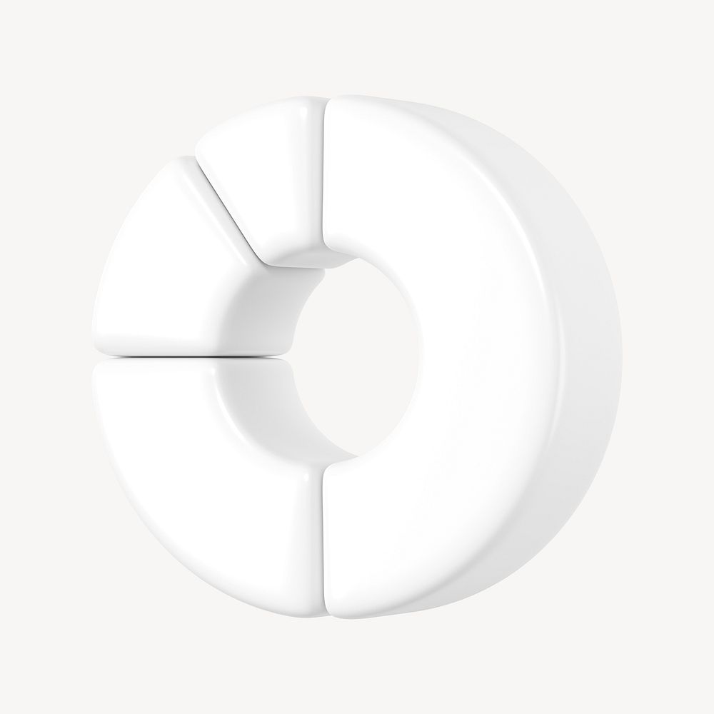 Donut chart graph 3d rendered | Premium Photo - rawpixel