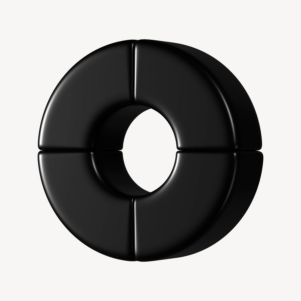 Donut chart graph, 3D business | Premium PSD - rawpixel