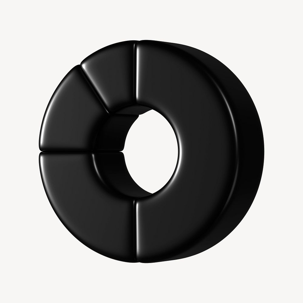 Circular chart graph, 3D business | Premium PSD - rawpixel