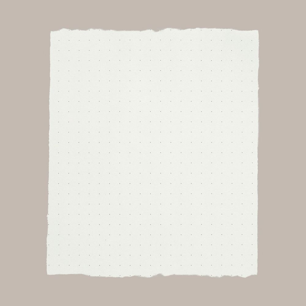 Dotted paper, journal collage element | Premium PSD - rawpixel