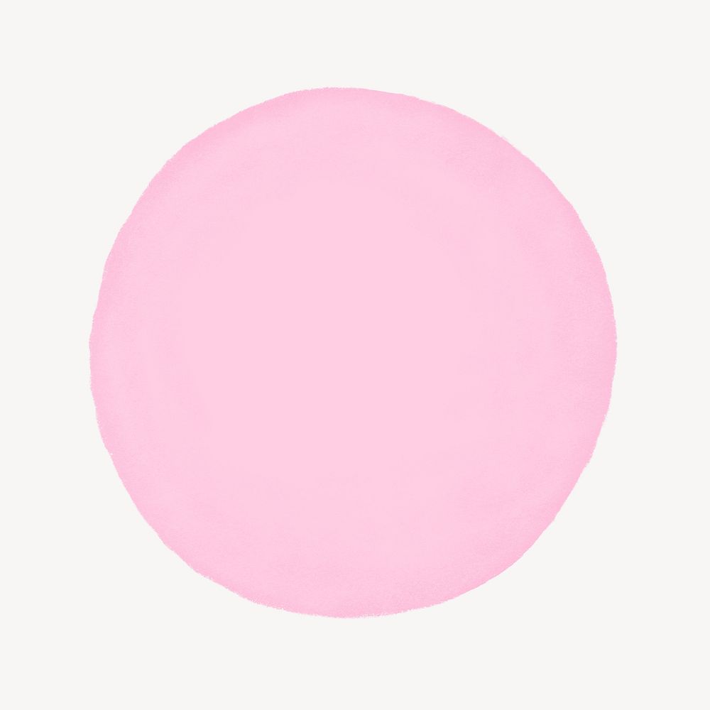 Pink circle badge, geometric shape | Premium Photo Illustration - rawpixel