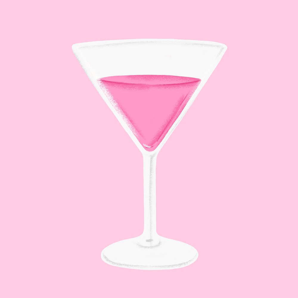 Pink martini glass, cocktail drink | Free Photo - rawpixel