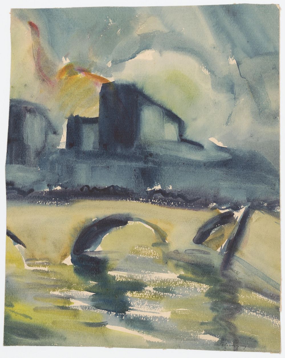 Bridge in the periphery | Free Photo Illustration - rawpixel