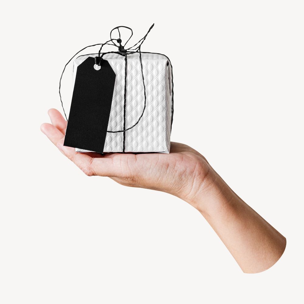 Hand holding gift box, Christmas | Free Photo - rawpixel