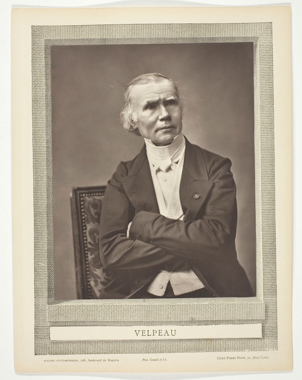 Alfred-Armand-Louise-Marie Velpeau (French surgeon and | Free Photo ...