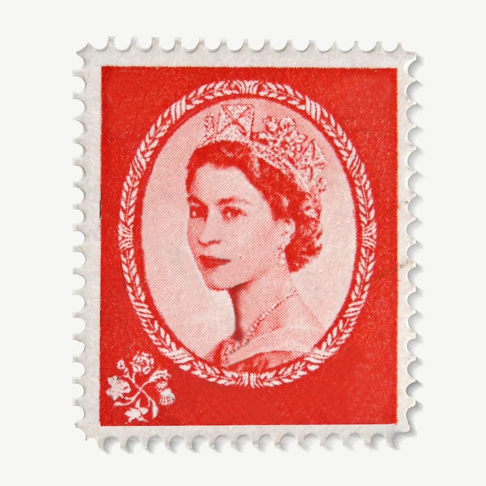 Queen Elizabeth II postage stamp | Premium PSD - rawpixel