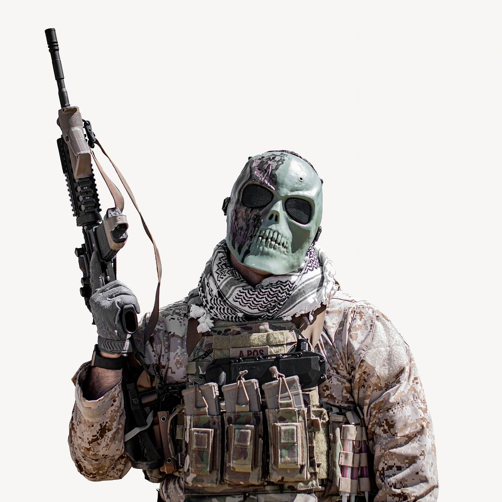 Soldier Halloween isolated design | Free Photo - rawpixel