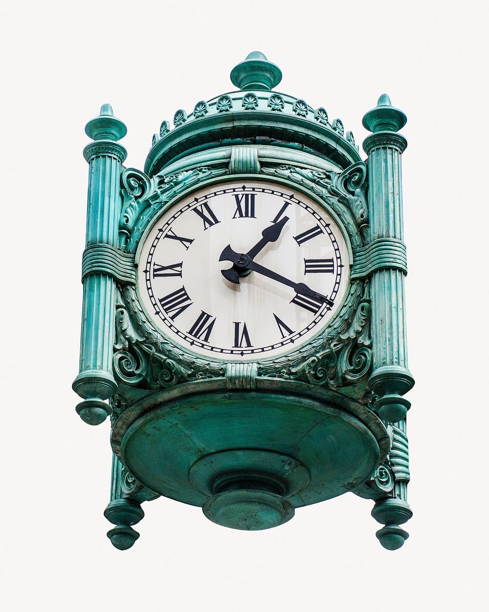 Vintage clock tower collage element | Premium PSD - rawpixel