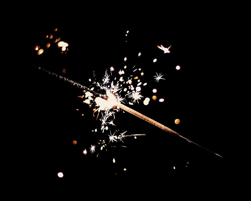 Close sparkler collage element isolated | Premium PSD - rawpixel