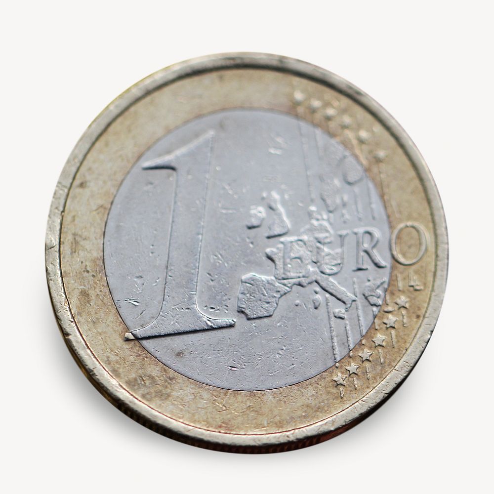 1 Euro coin isolated image | Free Photo - rawpixel