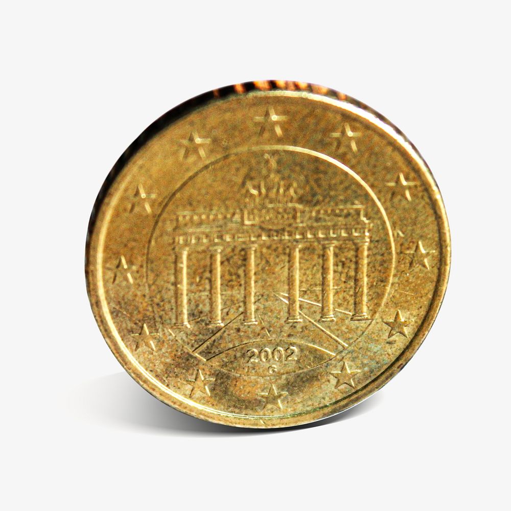 Gold Euro coin, isolated image | Free Photo - rawpixel