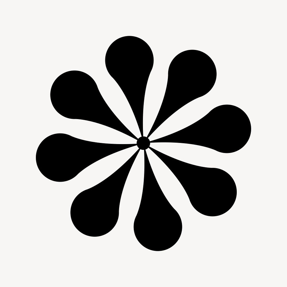 Flower shape collage element | Free Photo - rawpixel