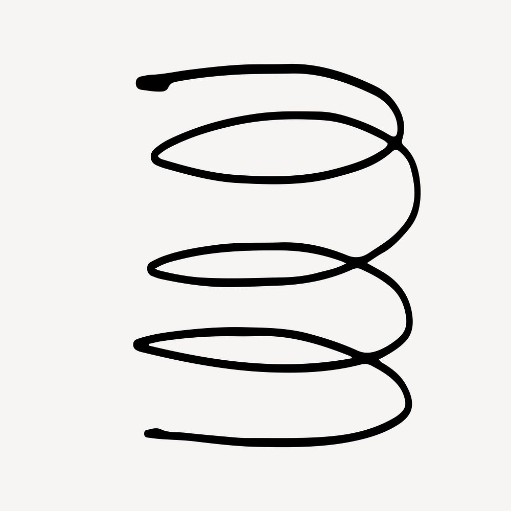 Squiggle line collage element | Free Photo - rawpixel