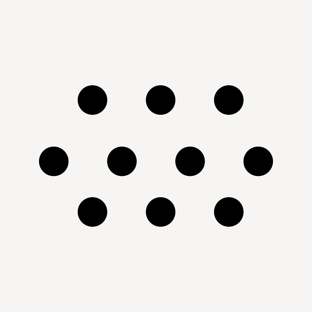 Black dots collage element | Free Photo - rawpixel