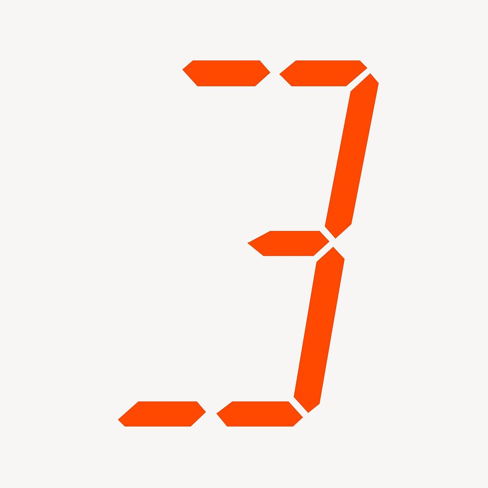 Three 3 digit number clipart | Free PSD - rawpixel