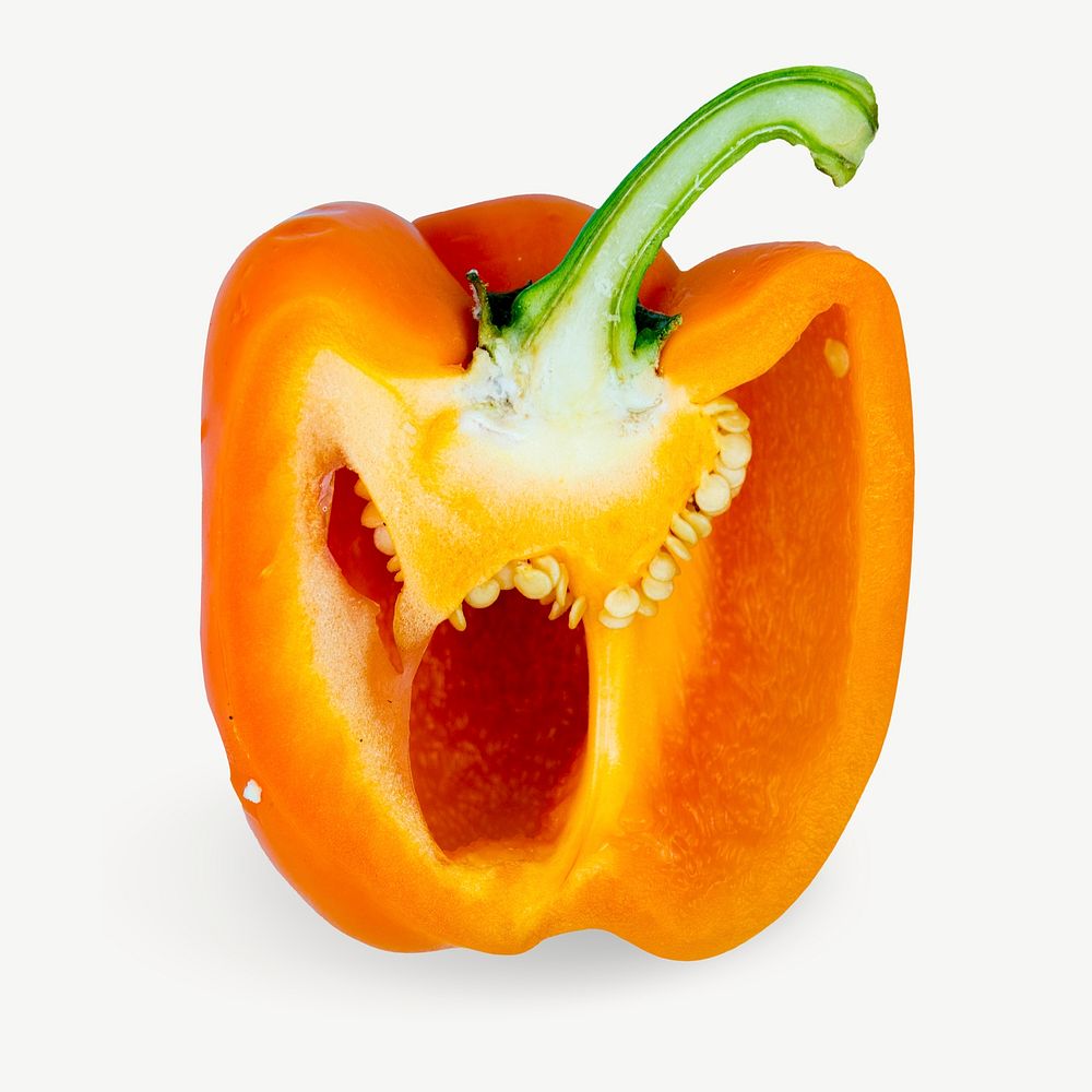 Half bell pepper, vegetable collage | Premium PSD - rawpixel