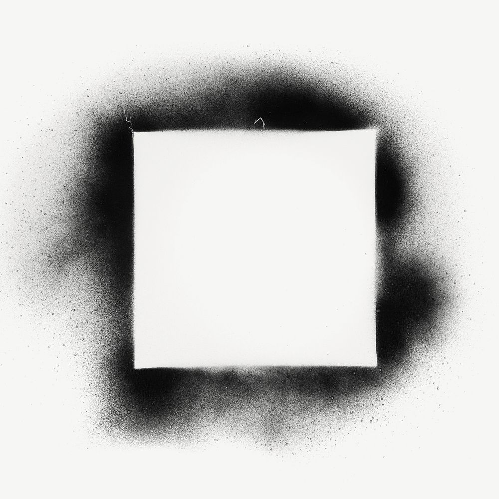 Spray paint frame collage element | Free PSD - rawpixel