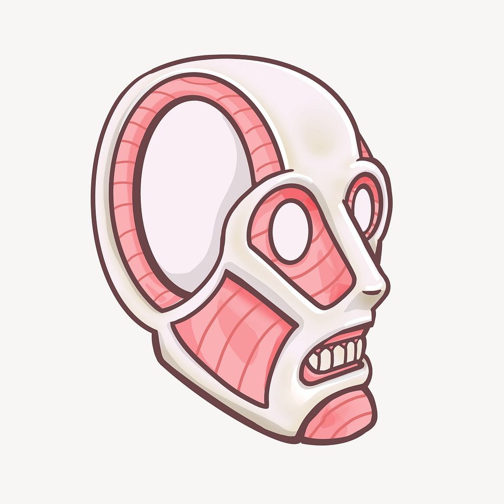 Human head, abstract cartoon illustration | Free Photo Illustration ...