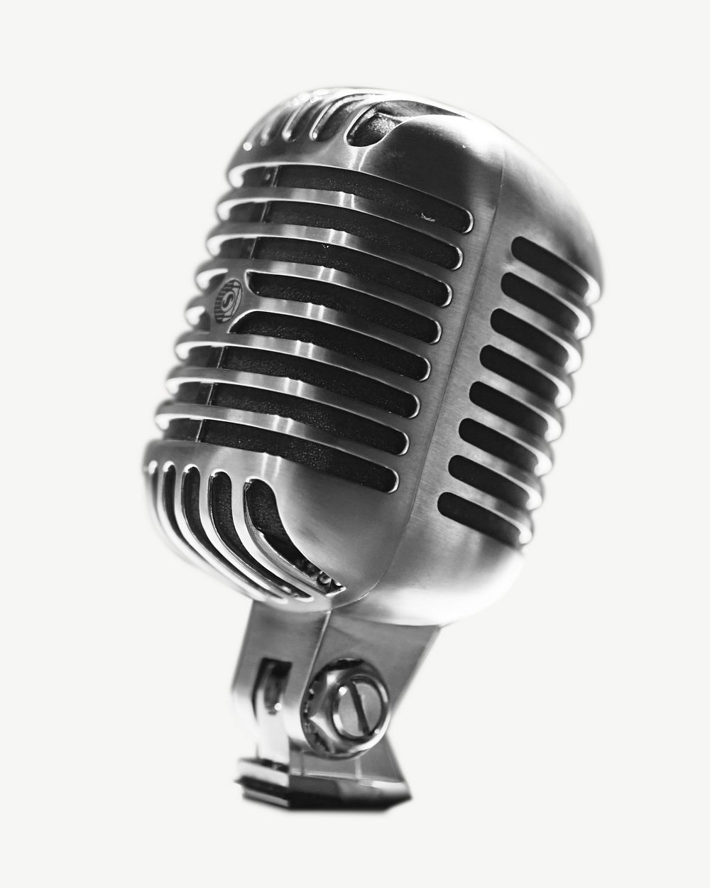 Condenser microphone collage element psd | Premium PSD - rawpixel