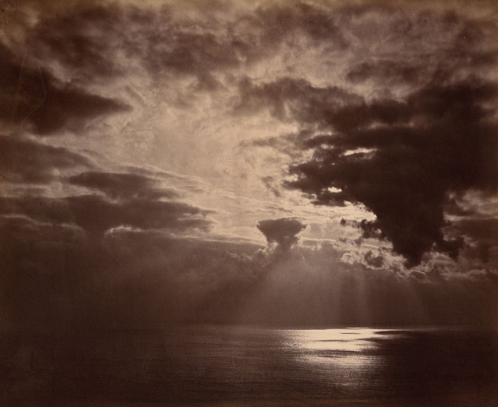 Sunset Sea (1860s) Colonel Henry | Free Photo - rawpixel