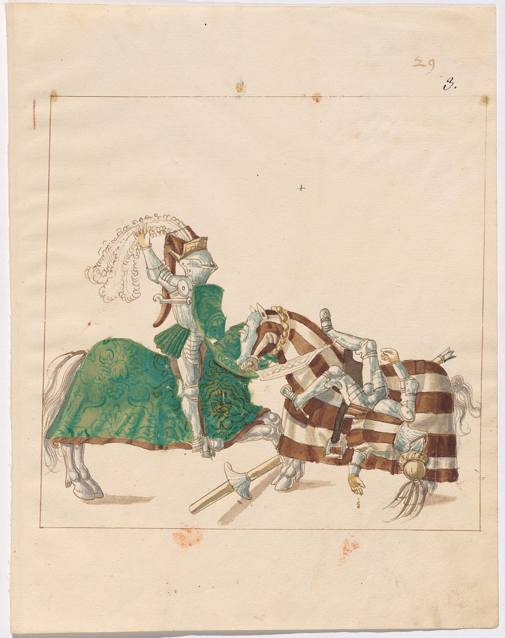 Joust Peace Leg Armor (c. | Free Photo Illustration - rawpixel