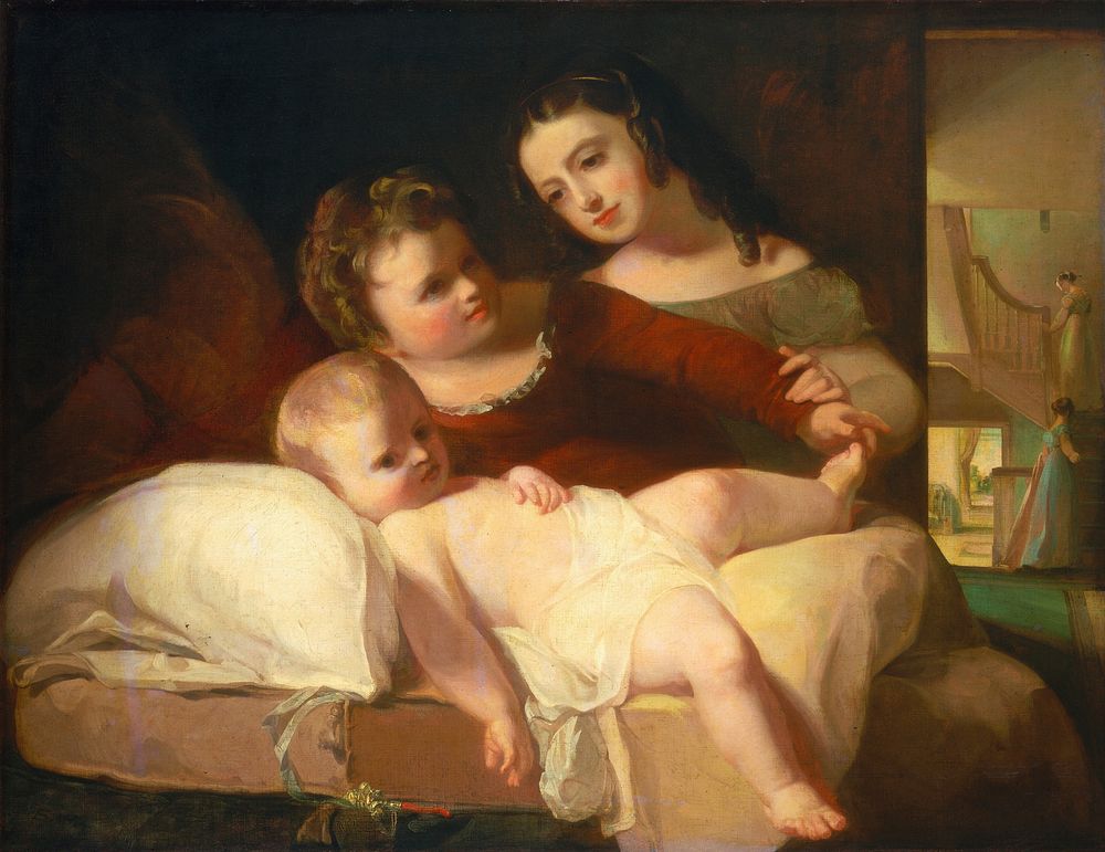 David Children (1826) Thomas Sully | Free Photo Illustration - rawpixel