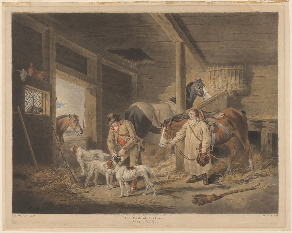 First September, Morning (published 1796) | Free Photo Illustration ...