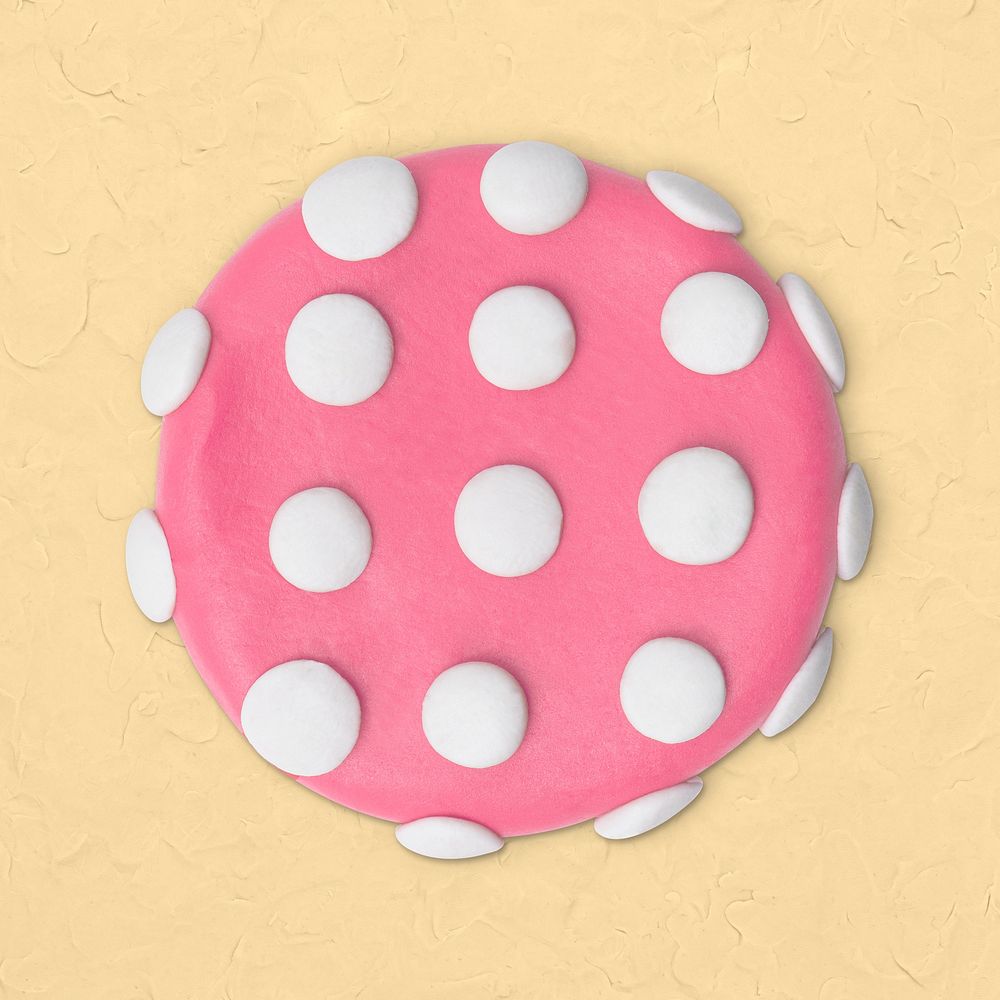 Circle shape dotted clay textured | Premium PSD - rawpixel