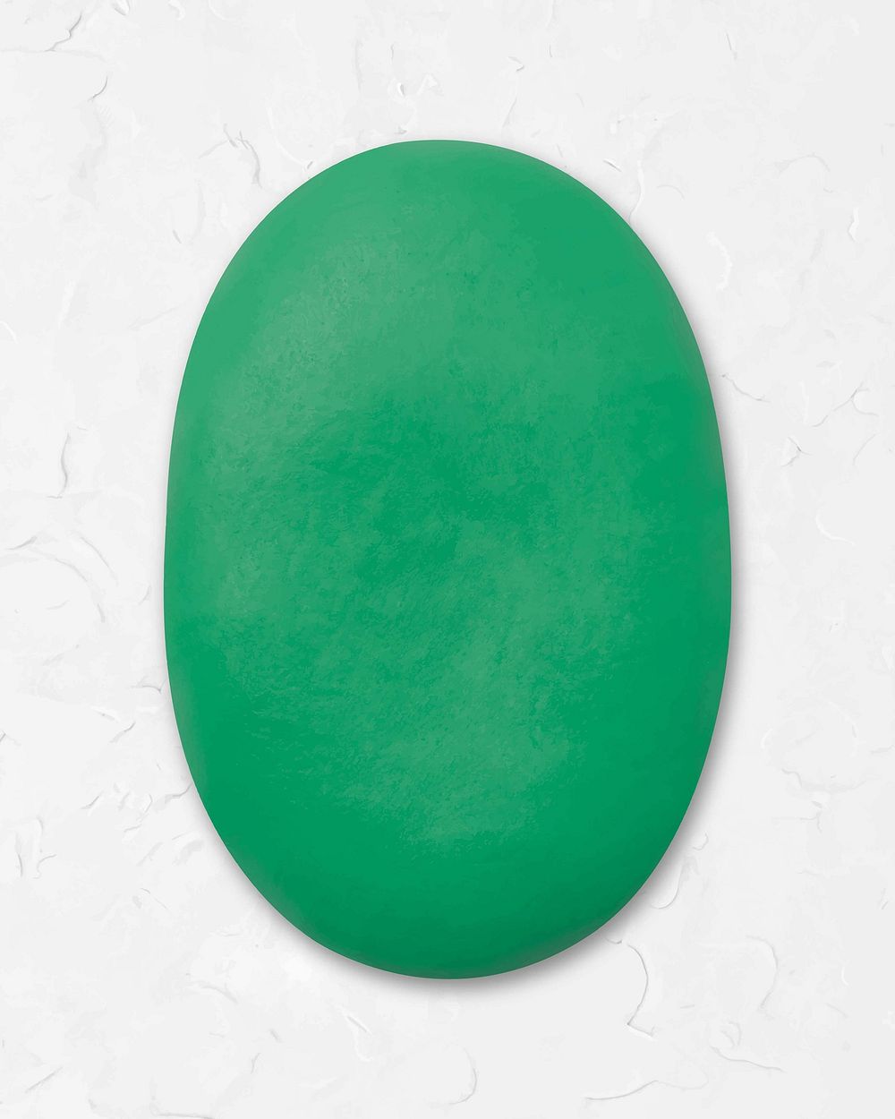 Green oval shape clay textured | Premium Vector - rawpixel