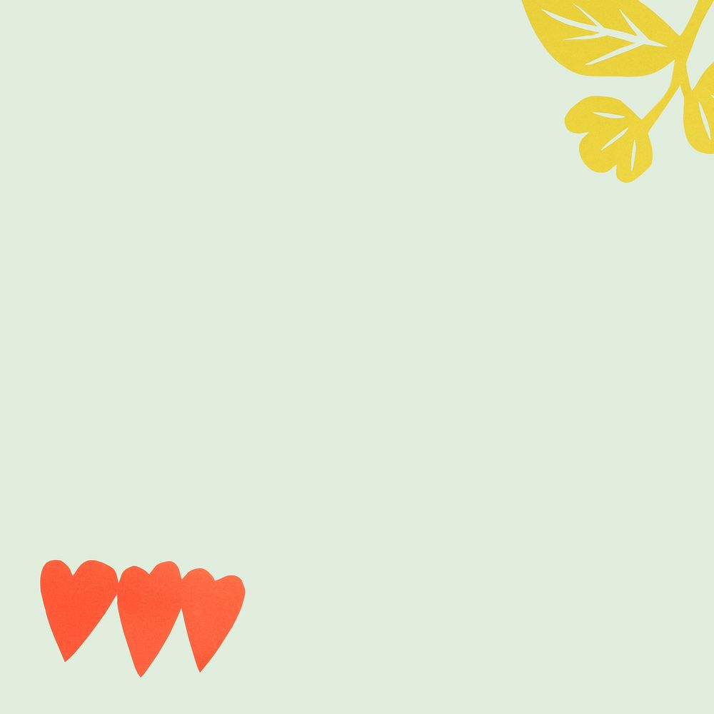 Green paper background cute doodles | Premium Photo - rawpixel