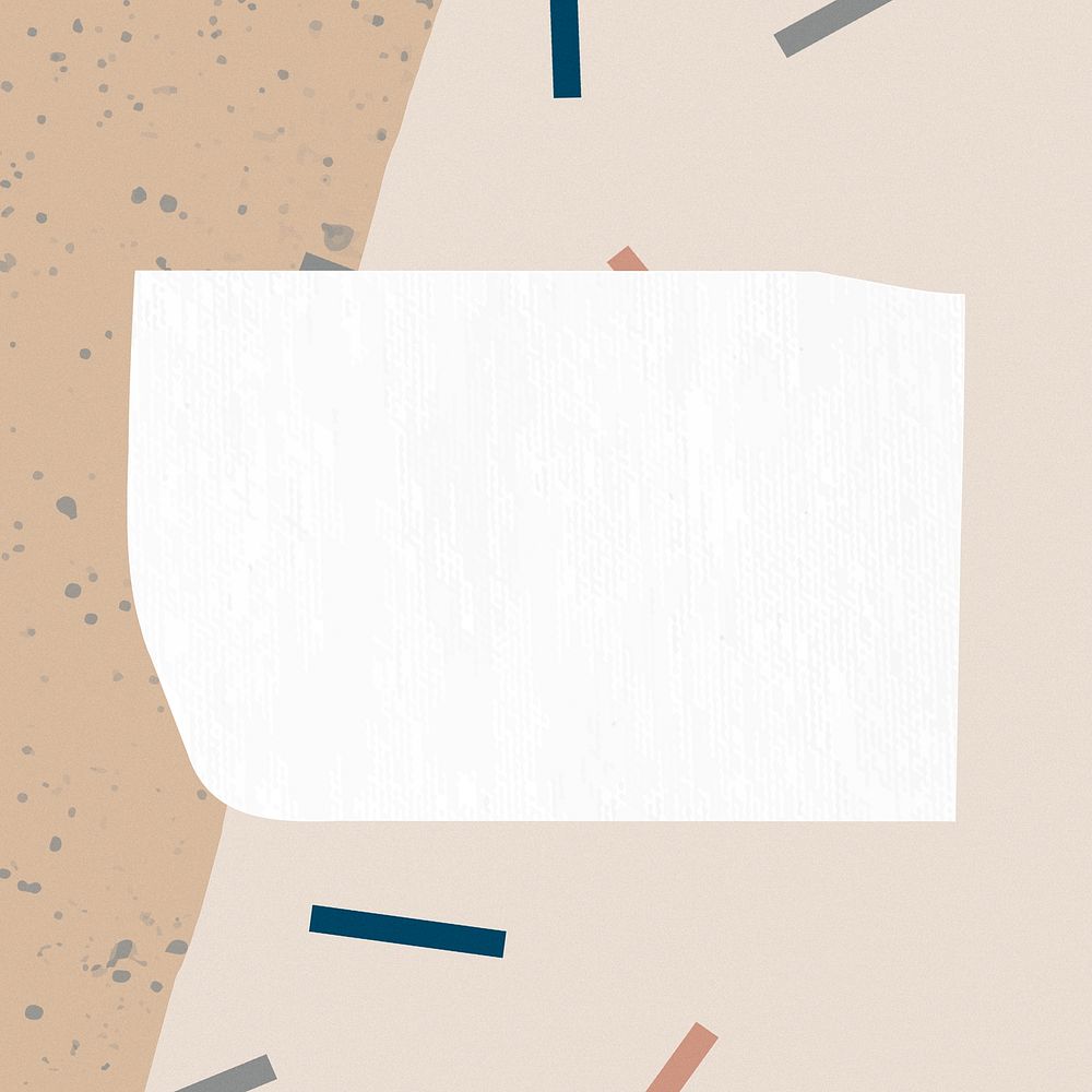 Abstract memphis frame background, white | Premium Photo - rawpixel