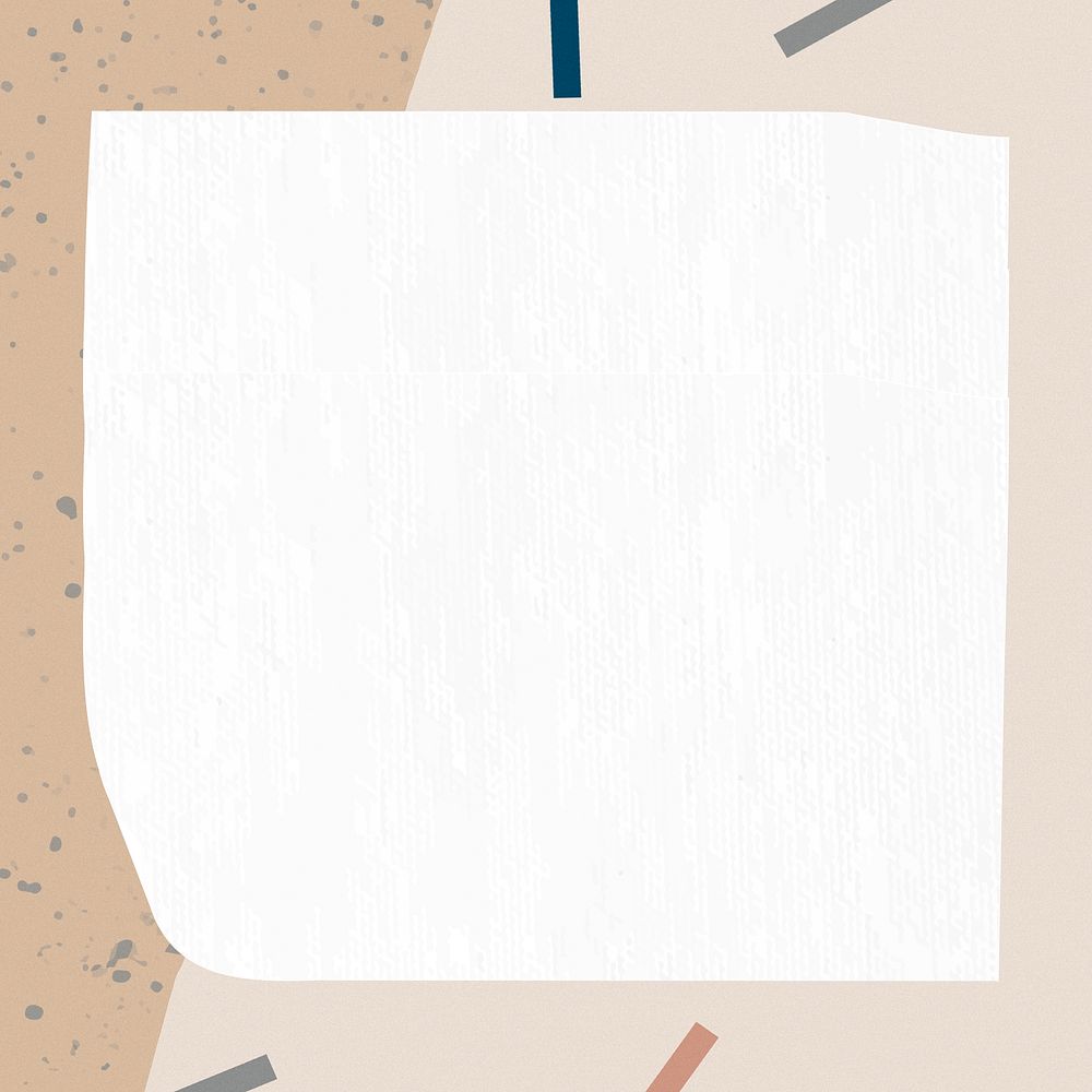 Abstract memphis frame background, white | Premium Photo - rawpixel