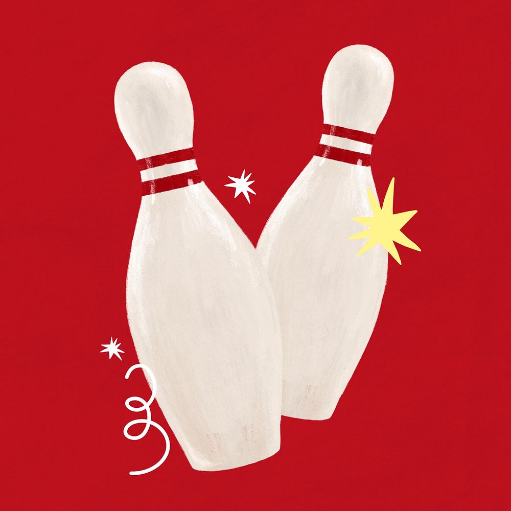 Bowling alley, entertainment illustration | Premium Photo - rawpixel