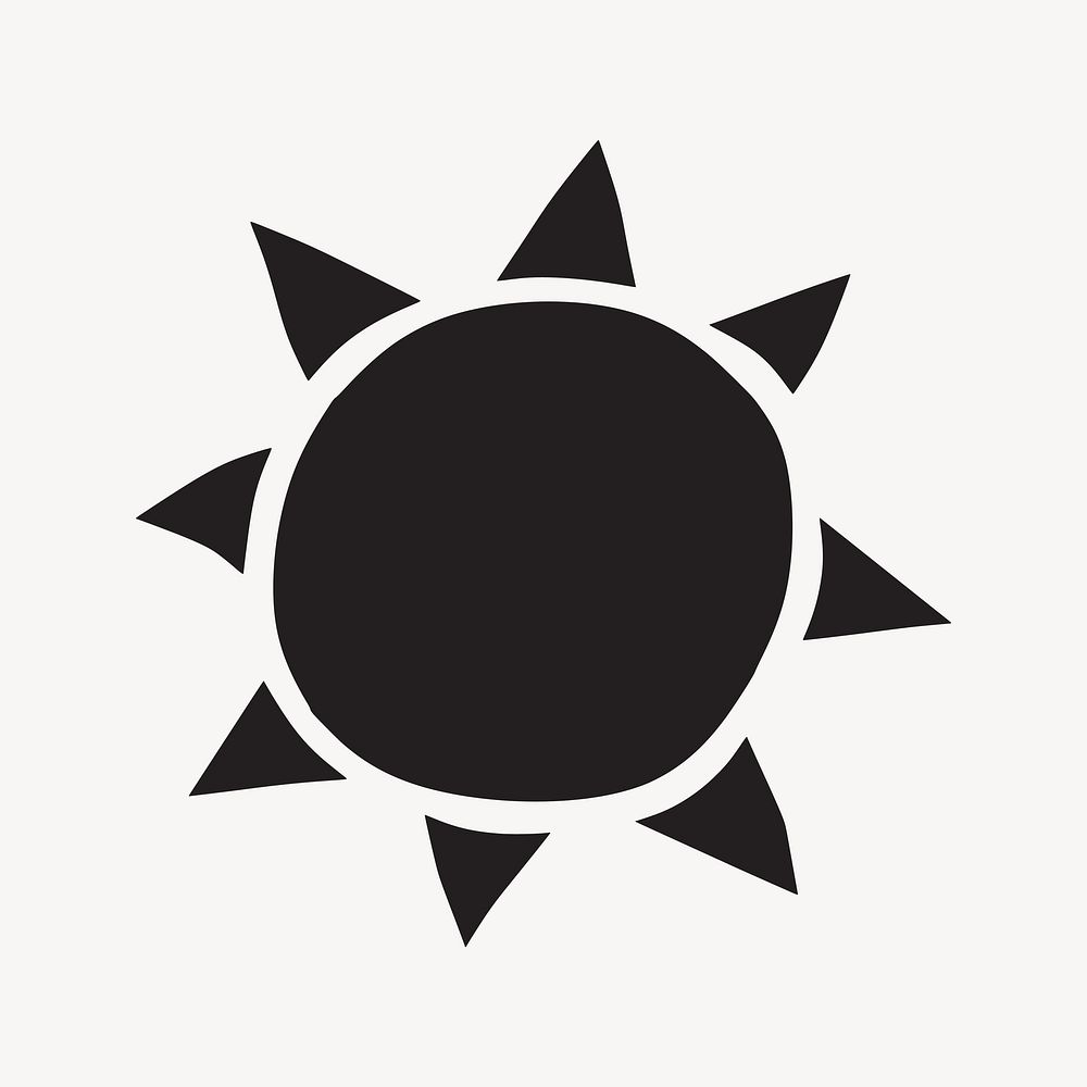 Sun collage element vector | Free Vector - rawpixel