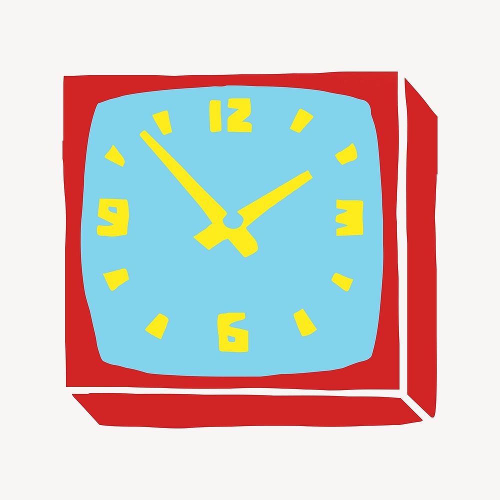 Clock illustration. | Free Photo - rawpixel
