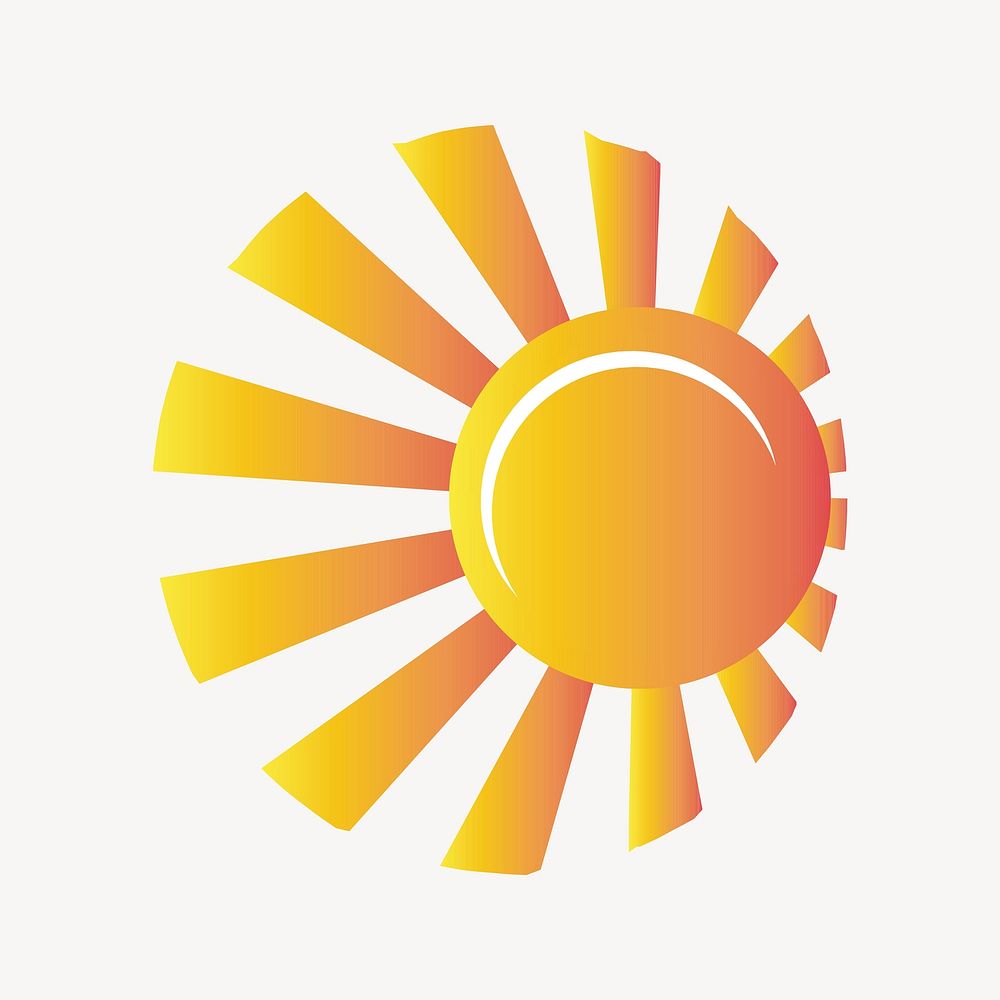 Sun collage element vector. Free | Free Vector - rawpixel
