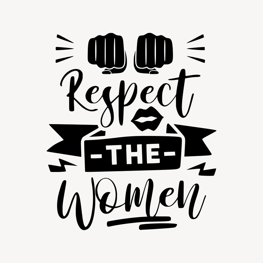 Respect women illustration. Free public | Free Photo - rawpixel